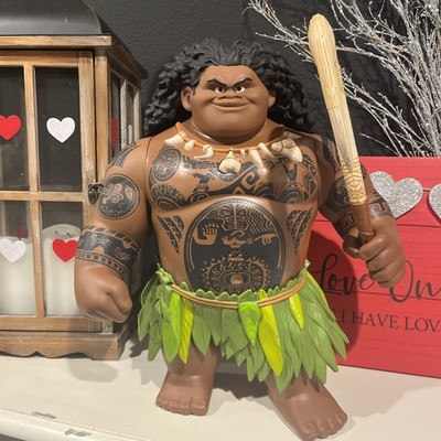 Disney Moana MEGA MAUI Talking Singing Doll 16" Action Figure Toy With ...