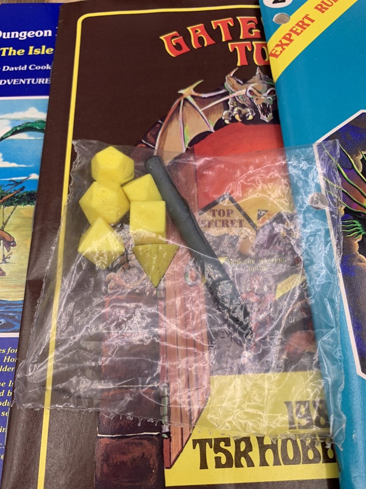 NEVER USED VTG TSR 1980 Dungeons & Dragons Expert Box Set #2 D&D ...