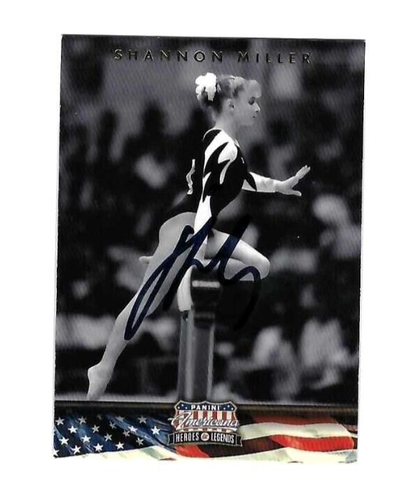 SHANNON MILLER 2012 Panini USA Olympic - Gymnastics SIGNED / AUTOGRAPH ...