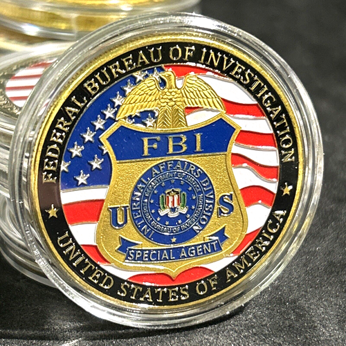 FBI Federal Bureau Of Investigation "Special Agent" USA Challenge Coin ...