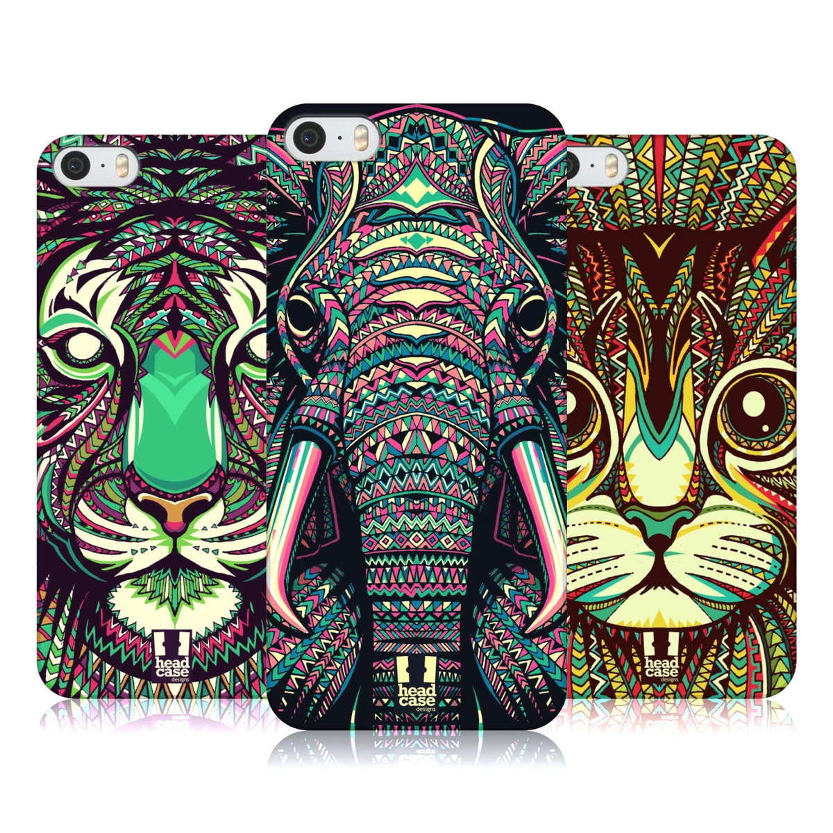 Aztec Elephant Pattern Wallpaper