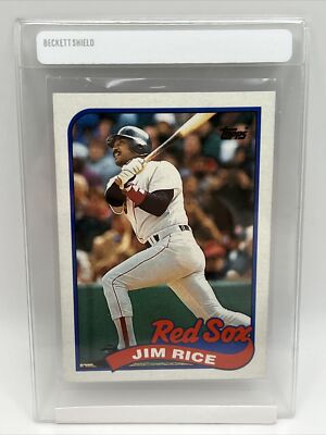 1989 Topps Jim Rice Baseball Card #245 Mint FREE SHIPPING | eBay