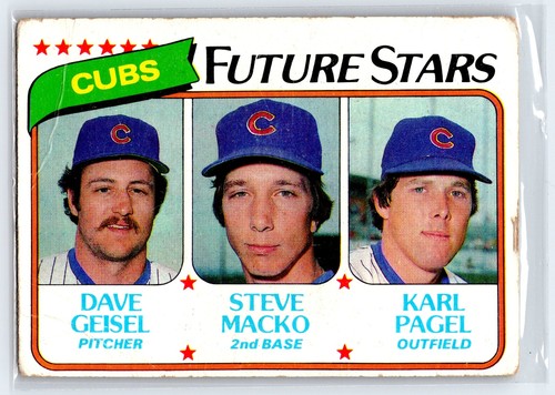 1980 Topps #676 Cubs Future Stars (Dave Geisel / Steve Macko / Karl ...