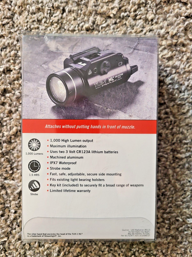 Streamlight 69260 TLR-1 HL Tactical Weapon Mount Light for sale online ...