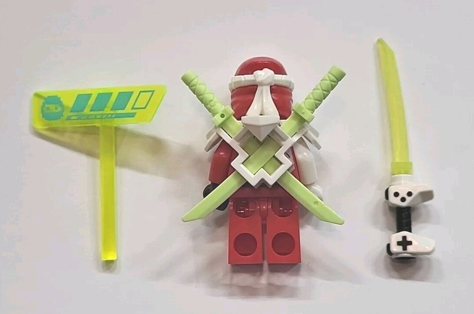 LEGO NINJAGO DIGI KAI SHOULDER ARMOR MINIFIGURE njo568 USED FROM 71713 ...