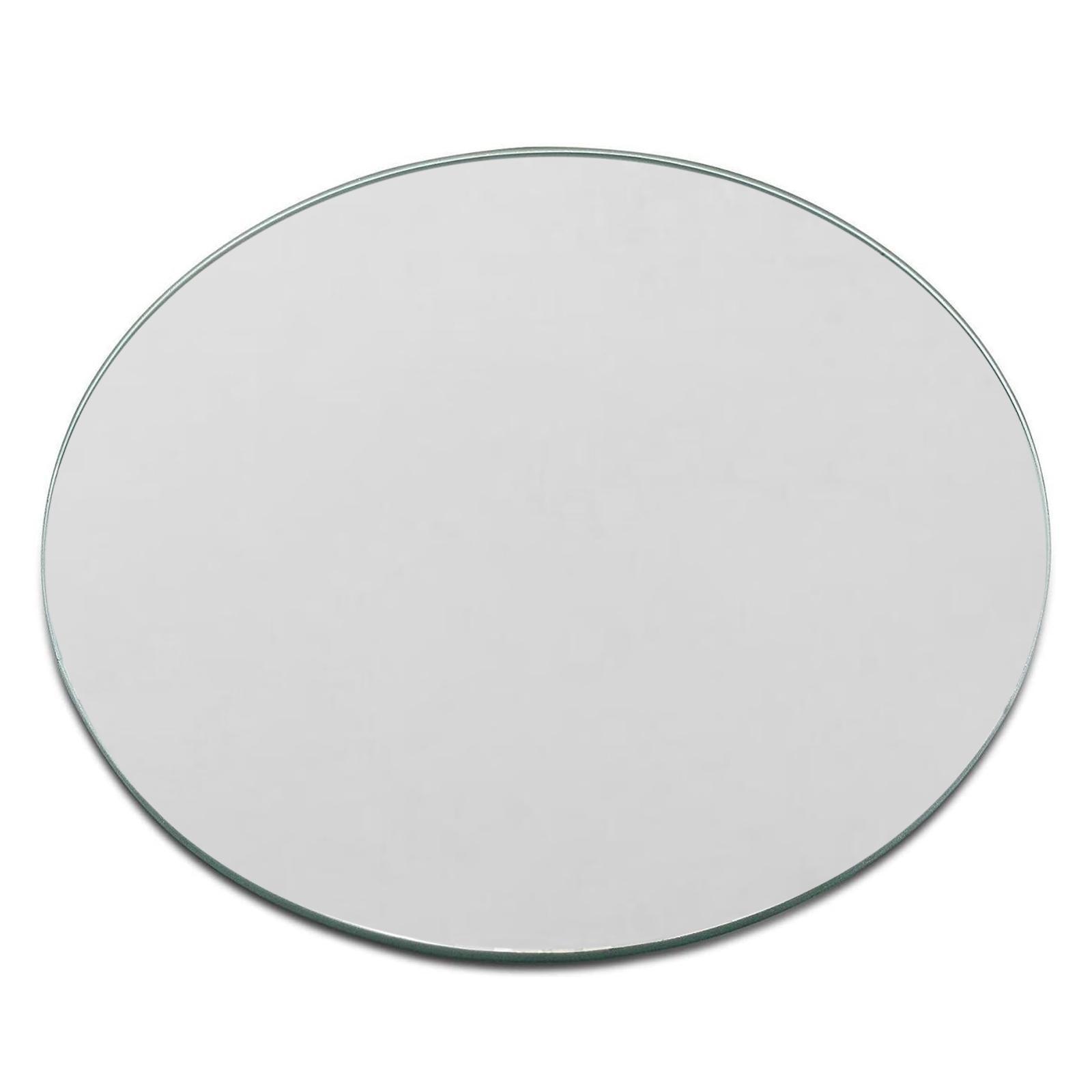 Decorative Mirror Trays Candle Plate Round Mirror Plate for Wedding ...