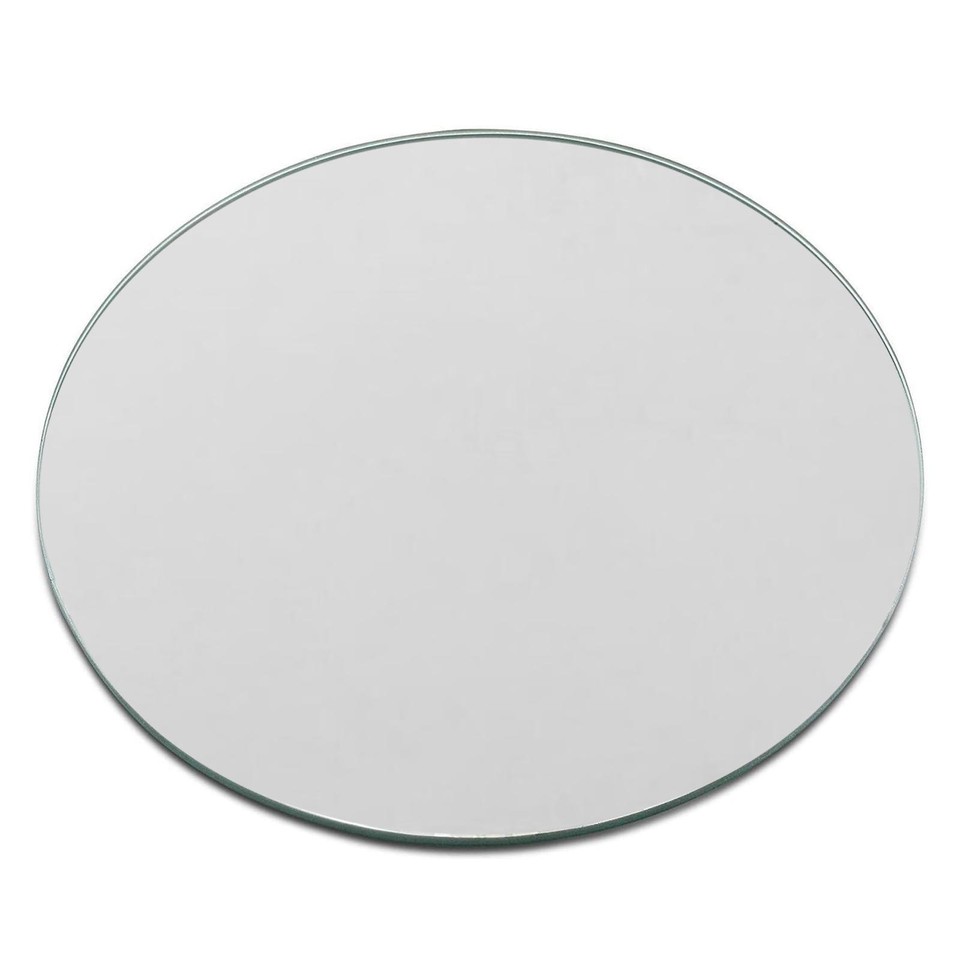 Decorative Mirror Trays Candle Plate Round Mirror Plate for Wedding ...