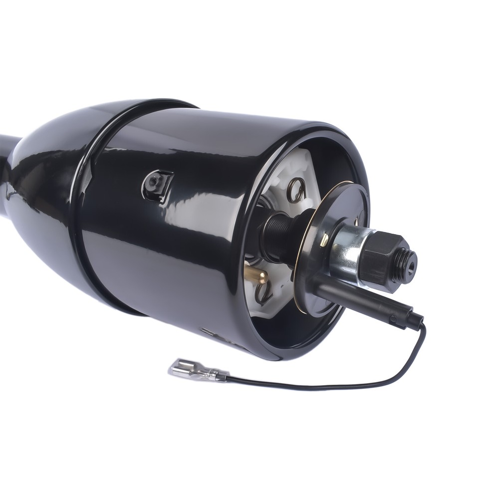 28" Black Stainless Tilt Steering Column Manual Floor Shift No Key with ...