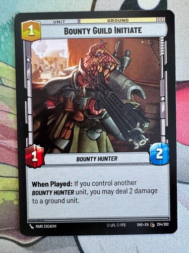 Bounty Guild Initiate Nonfoil/Regular Star Wars Unlimited TCG WSF322 | eBay