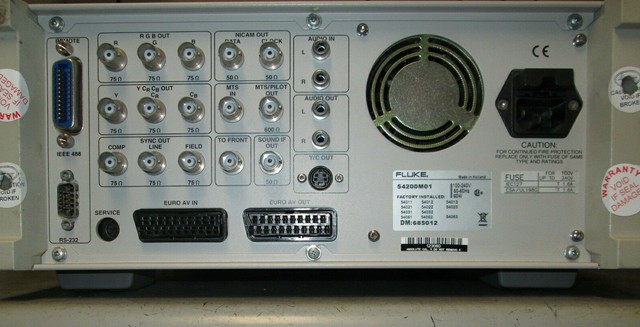 Fluke 54200 TV Signal Generator 54200M01 for sale online | eBay
