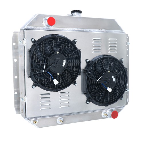 4 Row Aluminum Radiator Shroud Fan For 66-79 1974 Ford F100 F150 F250 ...