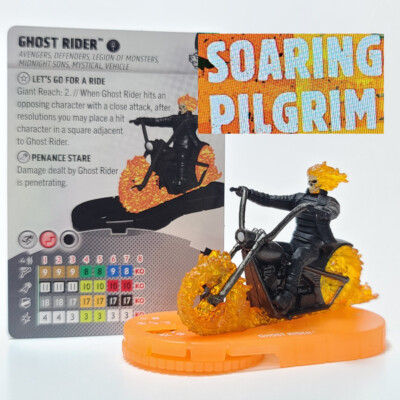 Heroclix GHOST RIDER - 022 - UNCOMMON Wheels of Vengeance | eBay
