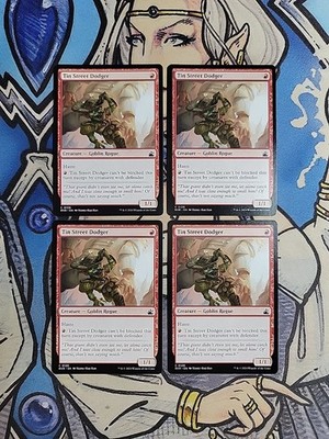 4x Tin Street Dodger - NM/M Ravnica Remastered MTG Magic the Gathering ...