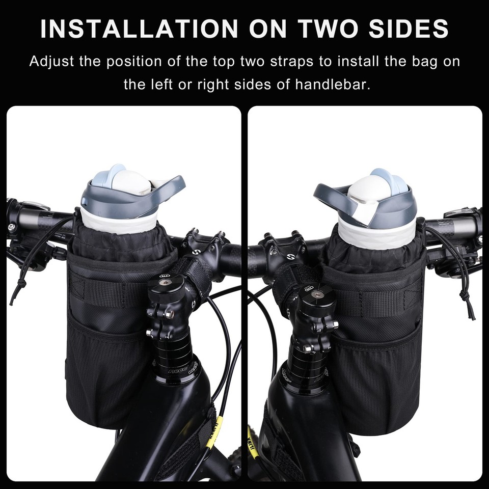 Bike Handlebar Water Bottle Bag Drink Cup Holder Bicycle Front ...