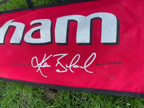 Tushingham windsurf sail Ken Black 4.0 m2 with bag, zip on bag broken ...