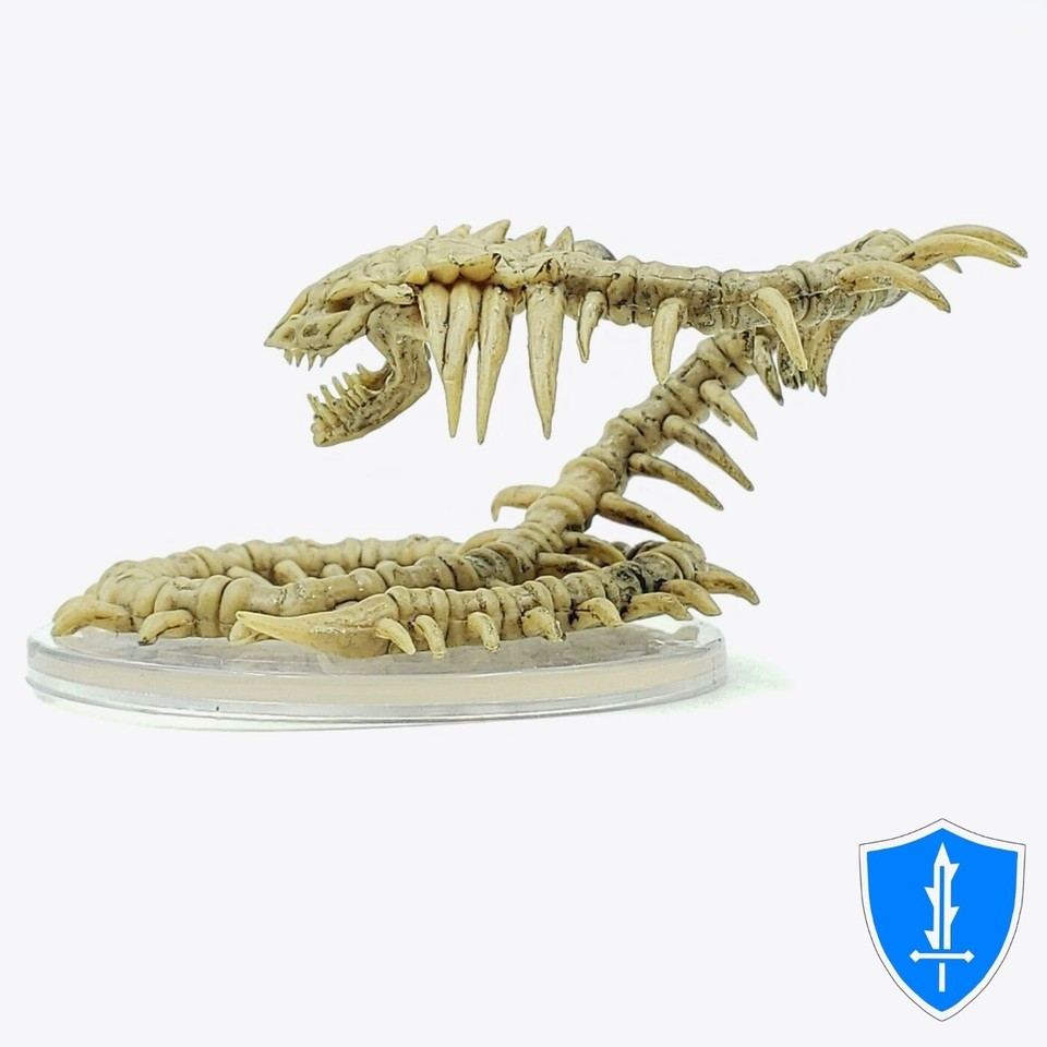 Bone Naga - Boneyard #40 D&D Icons of Realms Skeleton Snake Miniature ...