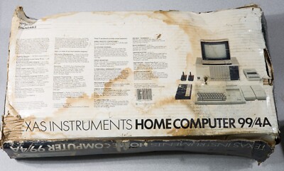 Vintage TI Texas Instruments 99/4A PHC004A computer with box | eBay