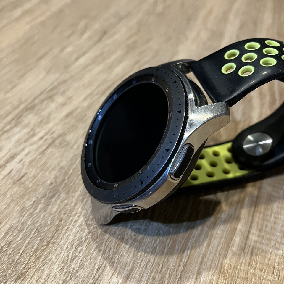 Samsung Galaxy Watch SM-R805U R805 46mm LTE 4G Watch Steel Silver Black ...