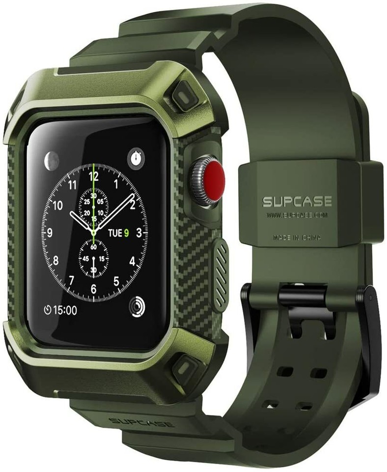 For Apple Watch Series 3 2 1 SUPCASE Rugged Smart Watch Case Cover w ...