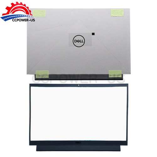 New For Dell G15 5510 5511 5515 LCD Back Cover+Front Bezel 0W9XD4 W9XD4 ...