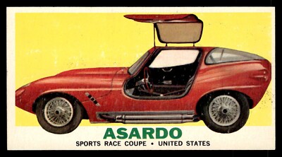 1961 Topps Sports Cars #12 Asardo NM | eBay