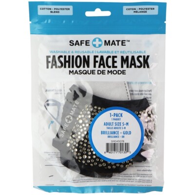 Safe+Mate x BRILLIANCE Washable Cloth Face Mask (Adult S/M) with Filter ...