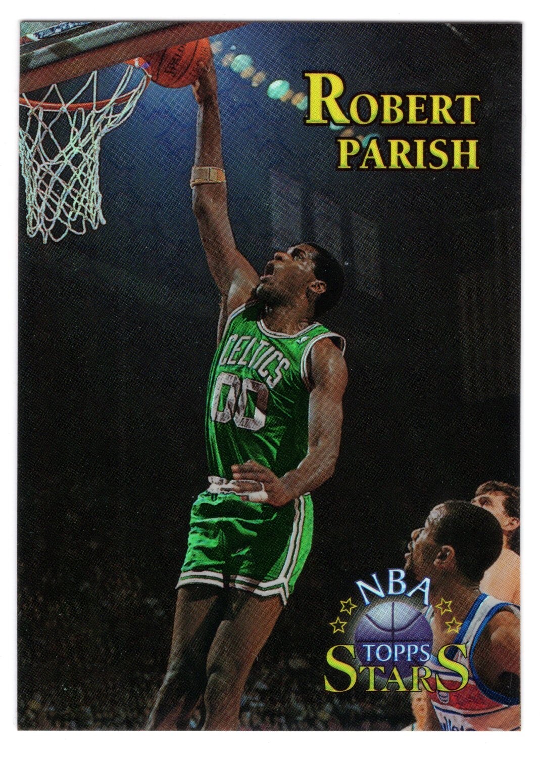 1996-97 TOPPS STARS FINEST REFRACTOR ROBERT PARISH CARD #34 **NM-MT ...