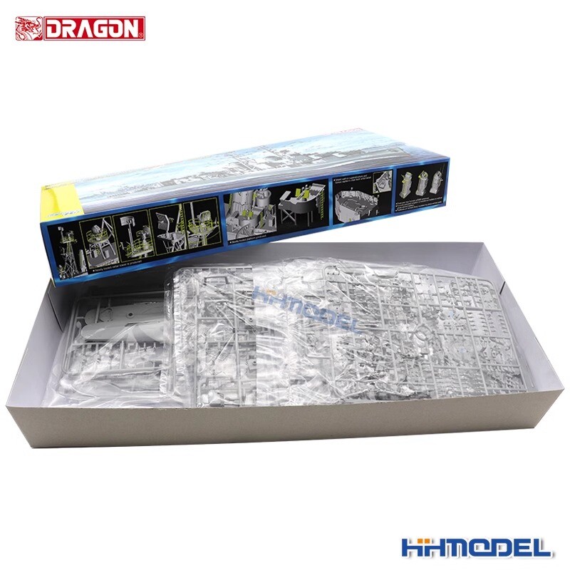 DRAGON 1046 1/350 US Navy Gearing Class Destroyer USS Chevalier DD-805 ...