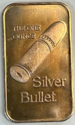 The One Ounce Silver Bullet 1 Ounce .999 Silver Bar | eBay