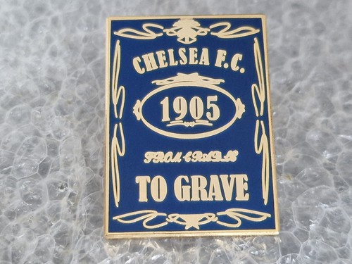 Chelsea FC The Chels Crested Pin Badge Stamford Bridge CFC To The Grave ...