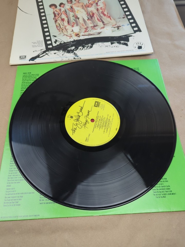 3 Vinyl Lot J Geils Band Live Even While Odd Freeze Frame 80s Rock ...