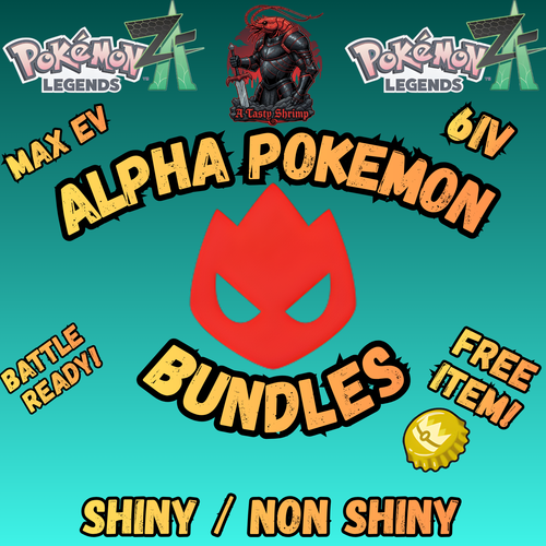 Pokemon Legends ZA Alpha Pokemon Bundles 6IV Max EV Shiny NonShiny ...