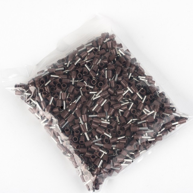 Reliable E0508 1000pcs Insulated Crimp Terminal for Electrical ...