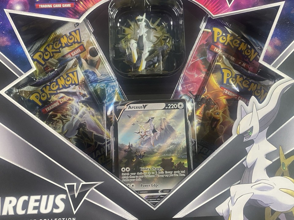 Pokemon TCG Arceus V Figure Collection Box X4 NISB Sealed Lot NEW ...