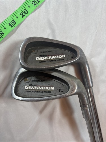 Dunlop Junior Oversize New Generation SW & 9-Iron ⛳RH ~31.5"Steel Shaft ...