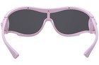 Versace VE4475 548587 Sunglasses Pink/Dark Grey Lenses Shield Wrap ...