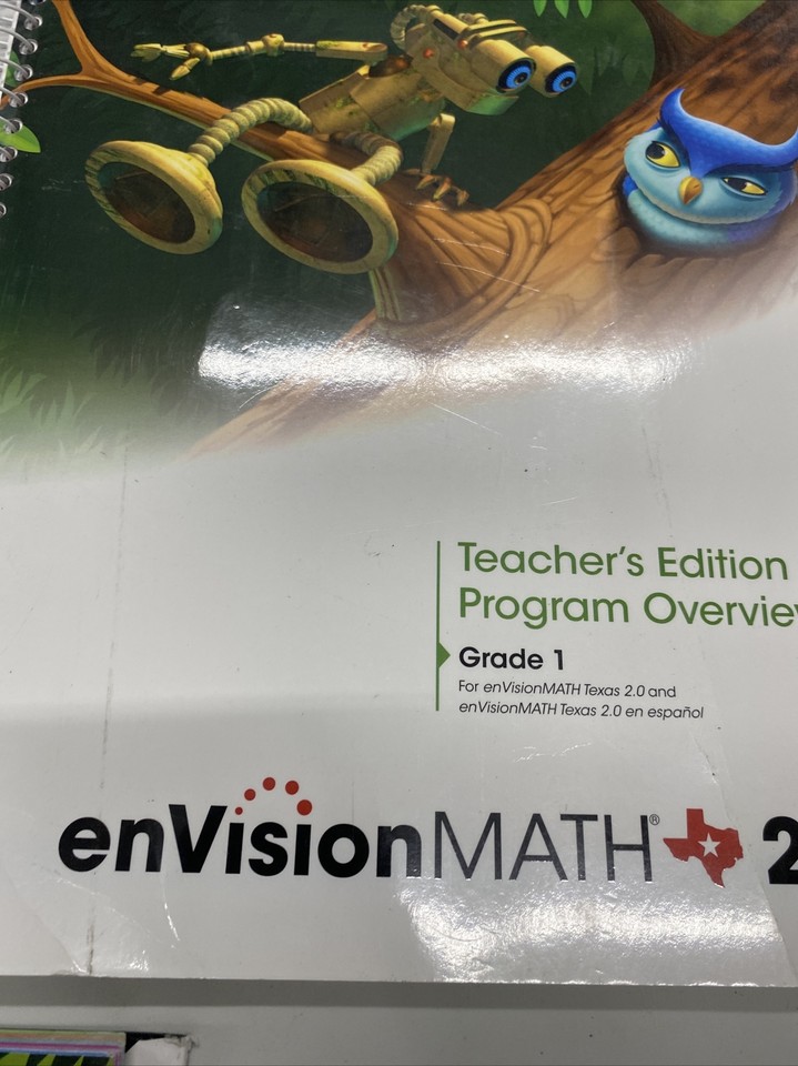 Envision Math 2.0 Common Core Set Teachers Edition 2A, 2B, Grade 1 ...