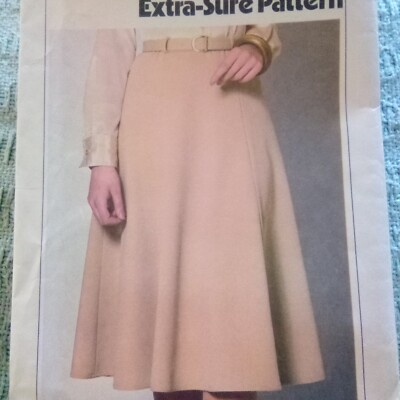 Simplicity Uncut Pattern 8536 Size O 12-16 Misses Pull On Skirt And ...
