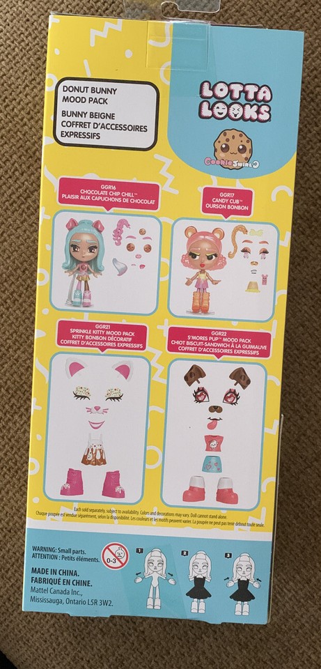 Lotta Looks Cookie Swirl Donut Bunny Mood Accessory Pack | eBay