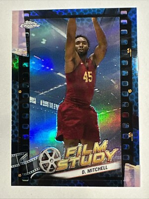 2023-24 NBA Topps Chrome Film Study Donovan Mitchell Cavaliers Blue ...