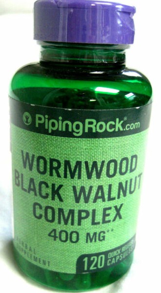 Piping Rock Wormwood Black Walnut Complex 400 MG 120 Quick Release ...