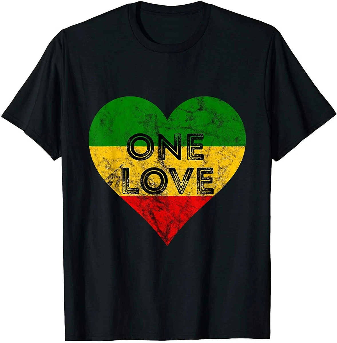 Rasta Colored Heart