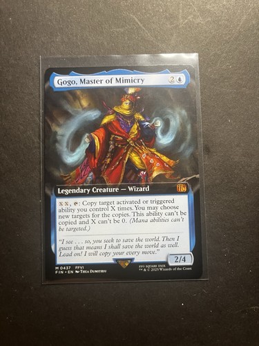 Gogo Master of Mimicry Extended Art 0437 MTG FINAL FANTASY Mythic Non ...
