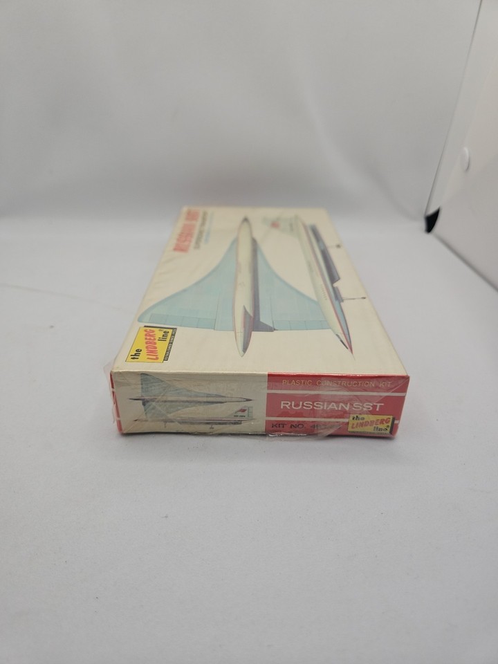 Lindberg Concorde SST Supersonic Transport Model Kit Unbuilt 1969 1:270 ...
