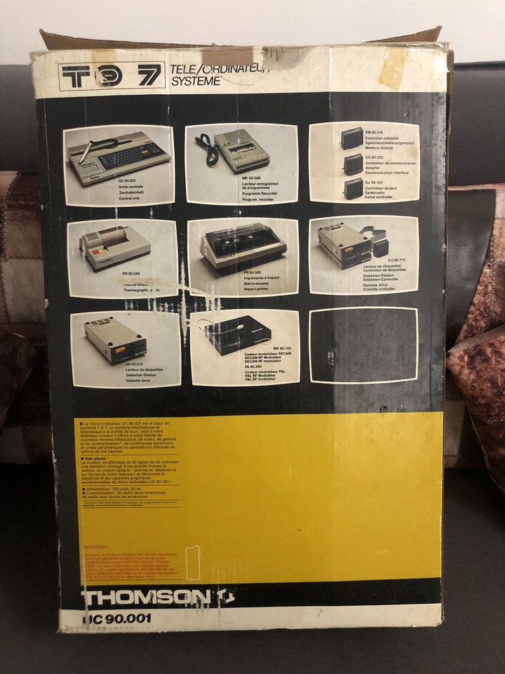 + RARE Thomson To 7 Box Cobra Loriciels No Amstrad Amiga Ibm Ere ...