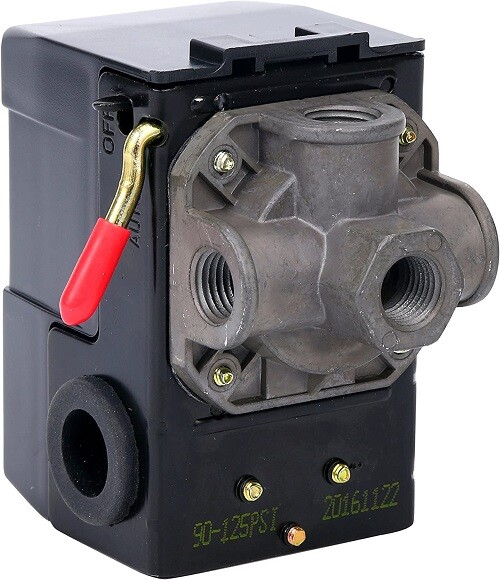 LF10A-4H Pressure Switch 4 Port Air Compressor Pressure Switch Control ...