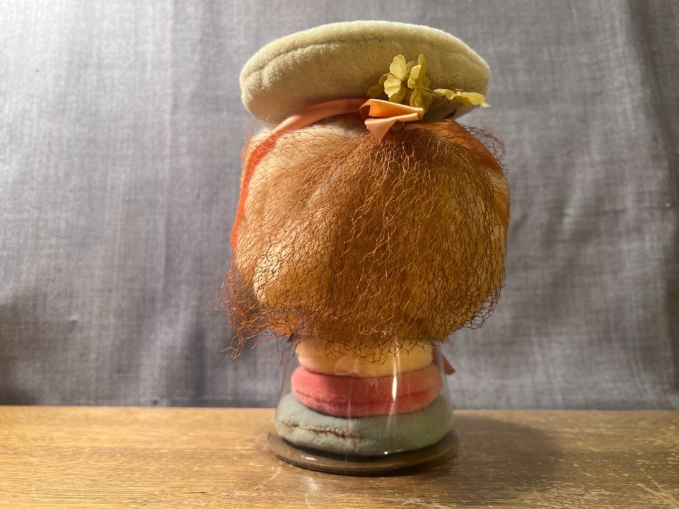 Vintage Powder Puff Head 1950's 1960's Complete Antique Retro Beauty ...