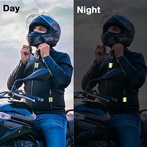 30 Pieces Double Sided Reflective Keychain Label High Visibility ...