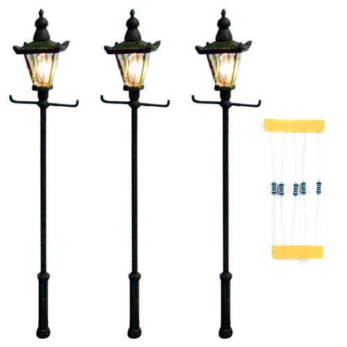 Lamps Model 3 PCS 7CM Accessories Building Layout Kit Lights O Scale ...