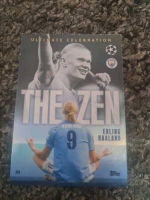 Match Attax 23/24 Erling Haaland The Zen Ultimate Celebration Card Rare ...